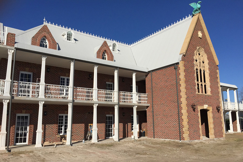 Hills College Project | Stone Masonry Construction Gold Coast